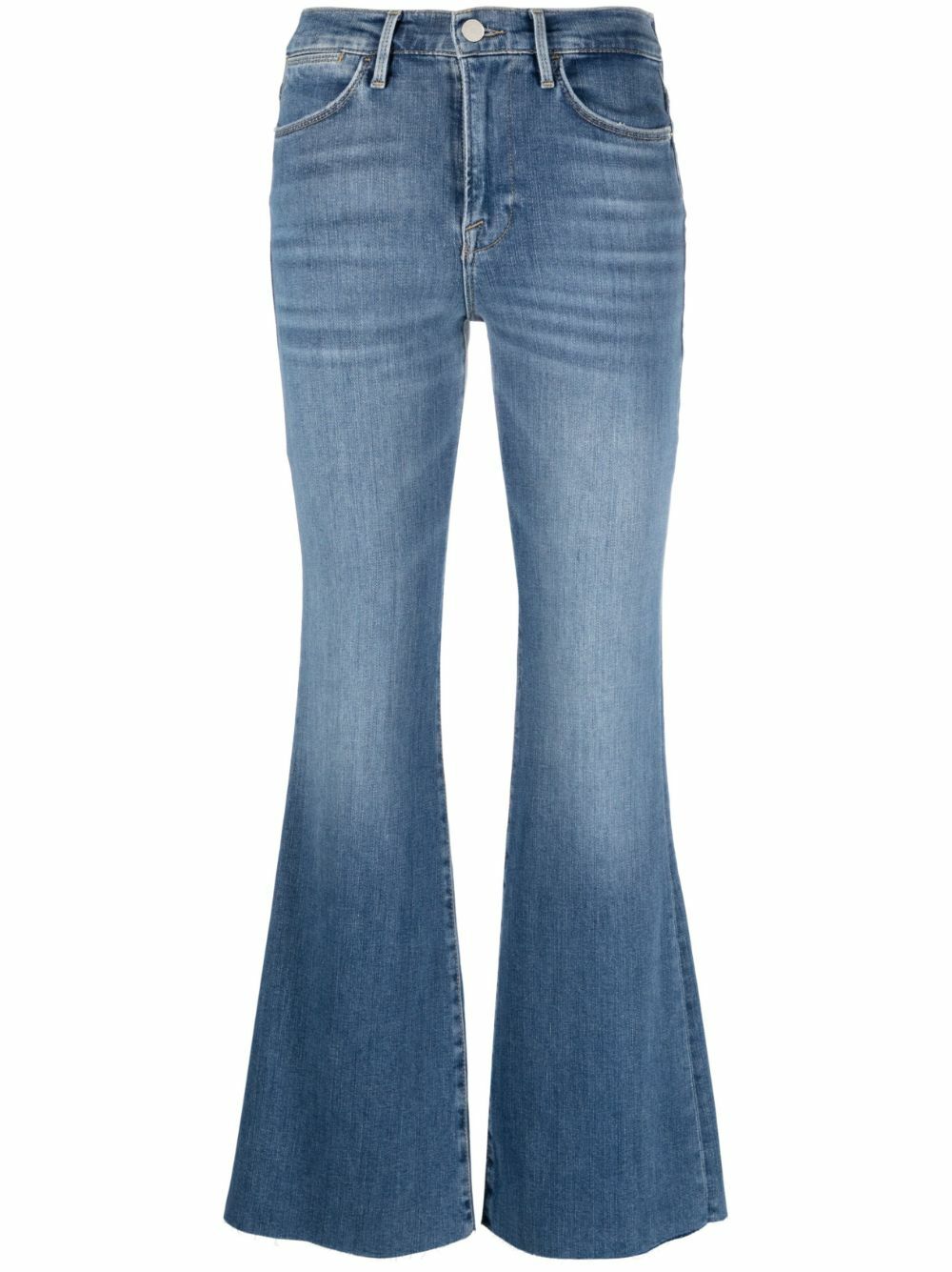 FRAME Blue Le Easy Flare Jeans Frame Denim