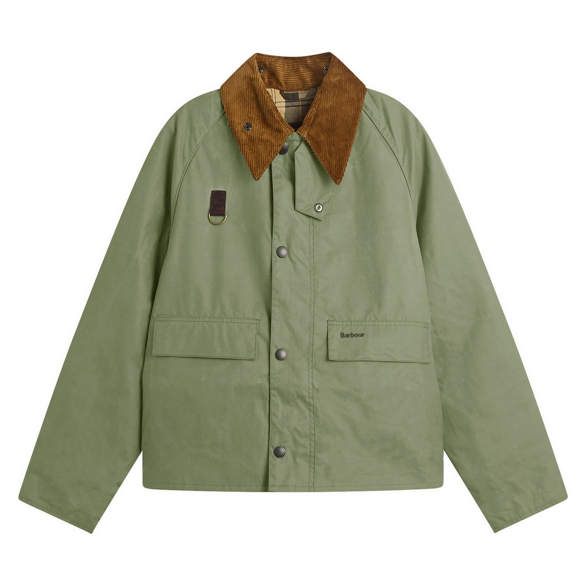 Barbour Men's Spey Wax Jacket in Light Moss Barbour