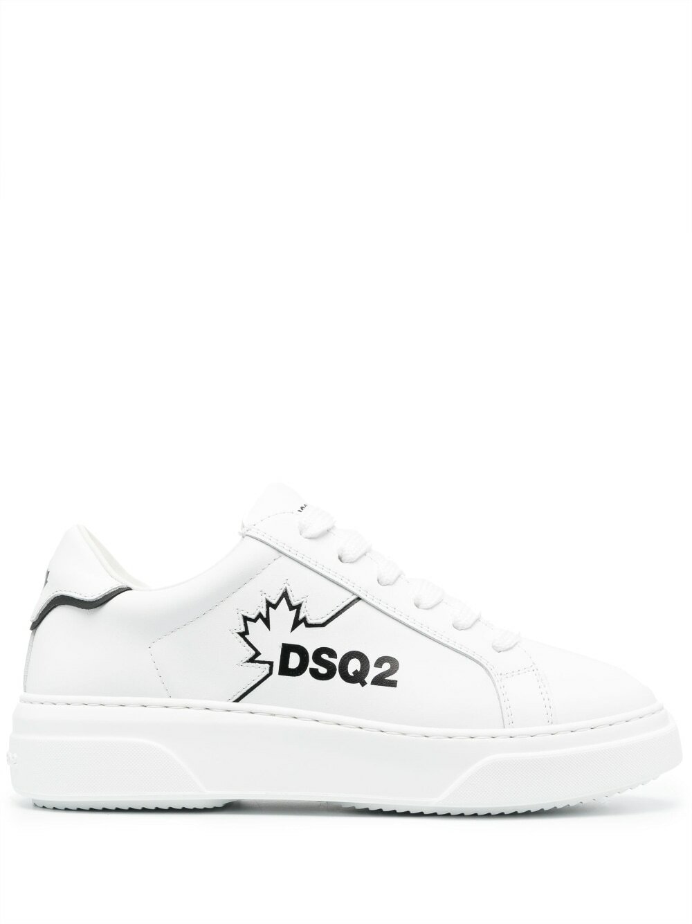 DSQUARED2 - Logo Leather Sneakers Dsquared2