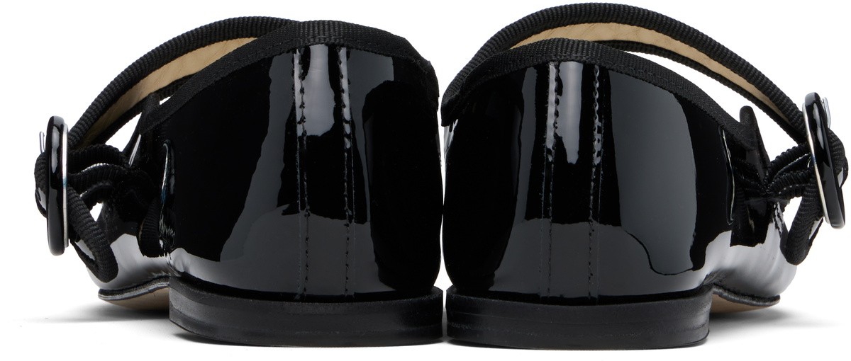 Repetto Black Georgia Square-Toe Mary Jane Ballerina Flats Repetto