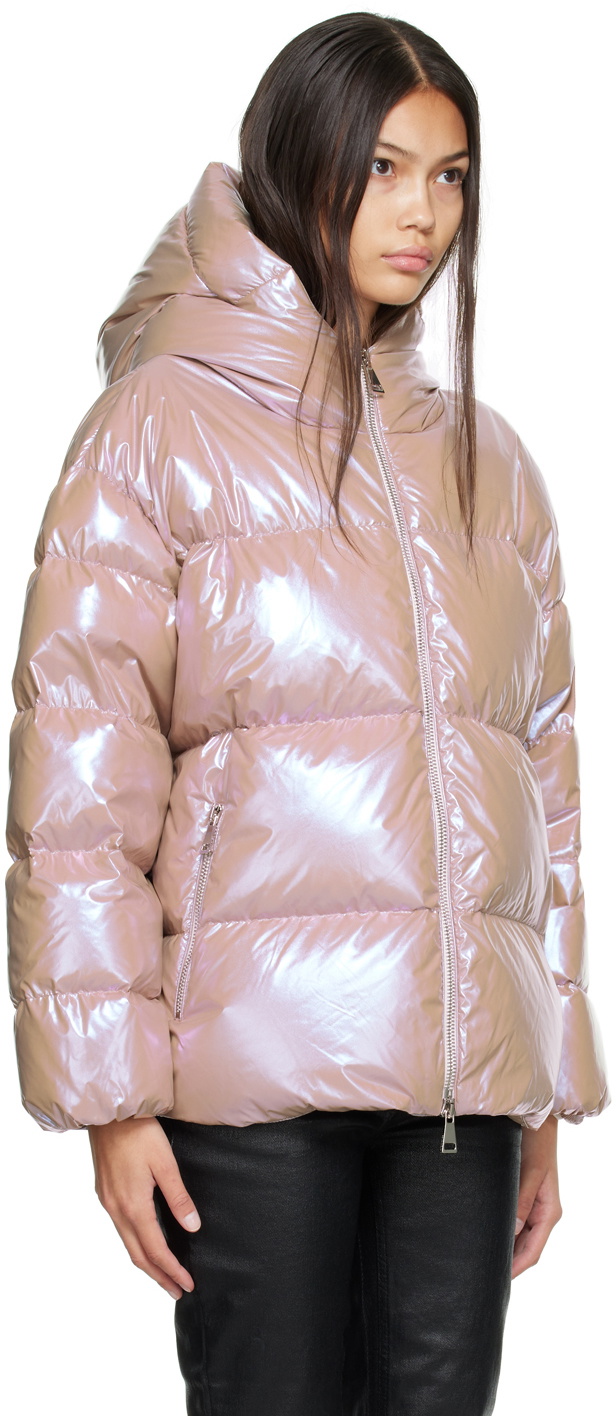 Moncler Pink Frasne Short Down Jacket Moncler