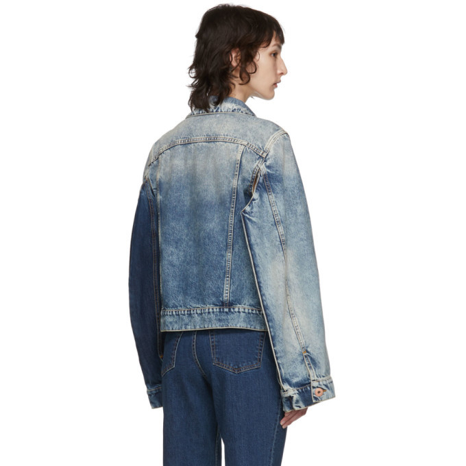 Maison Margiela Blue Denim Double Arm Jacket Maison Margiela