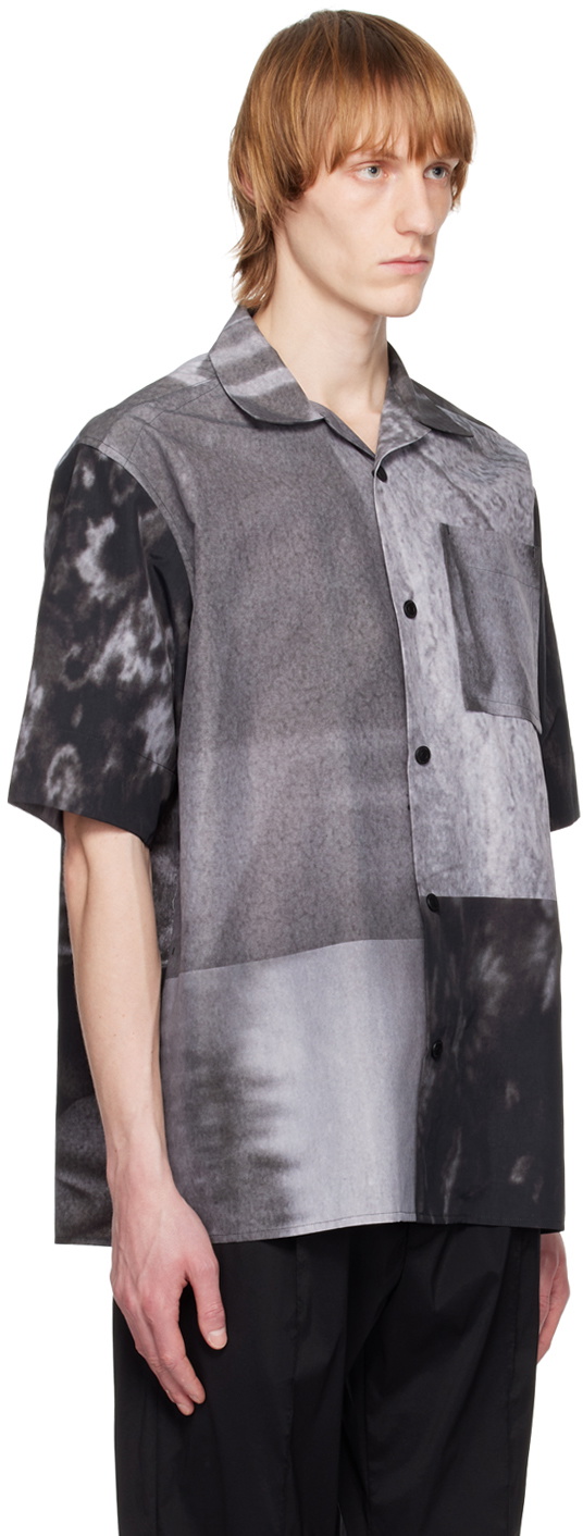 Th products Gray Drop Shoulder Shirt