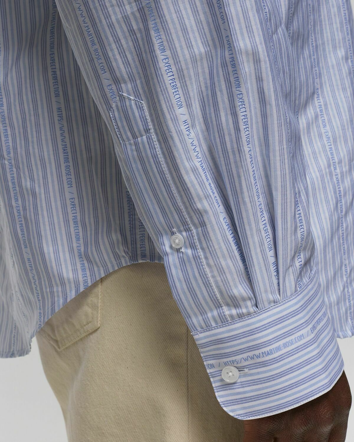 Martine Rose Classic Shirt Blue Longsleeves Martine Rose