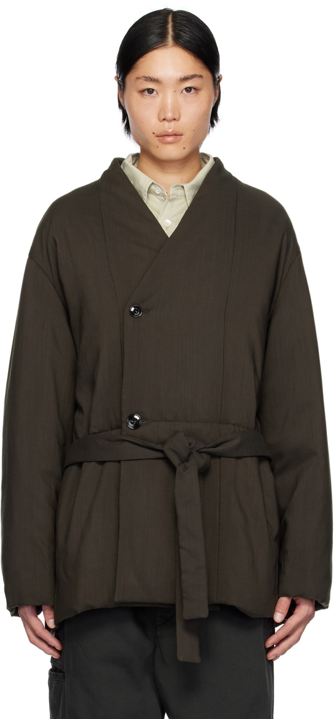 LEMAIRE Brown Wadded Jacket Lemaire