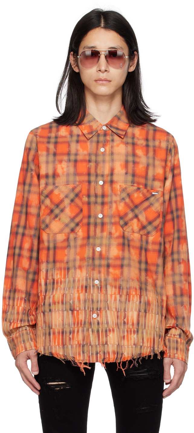 AMIRI Red Bleach Shirt Amiri