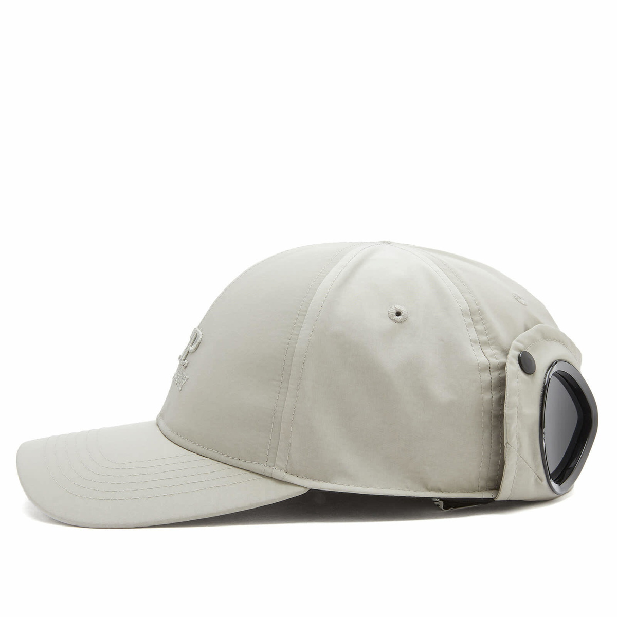 C.P. Company Men's Chrome-R Goggle Cap in Vintage Khaki C.P. Company