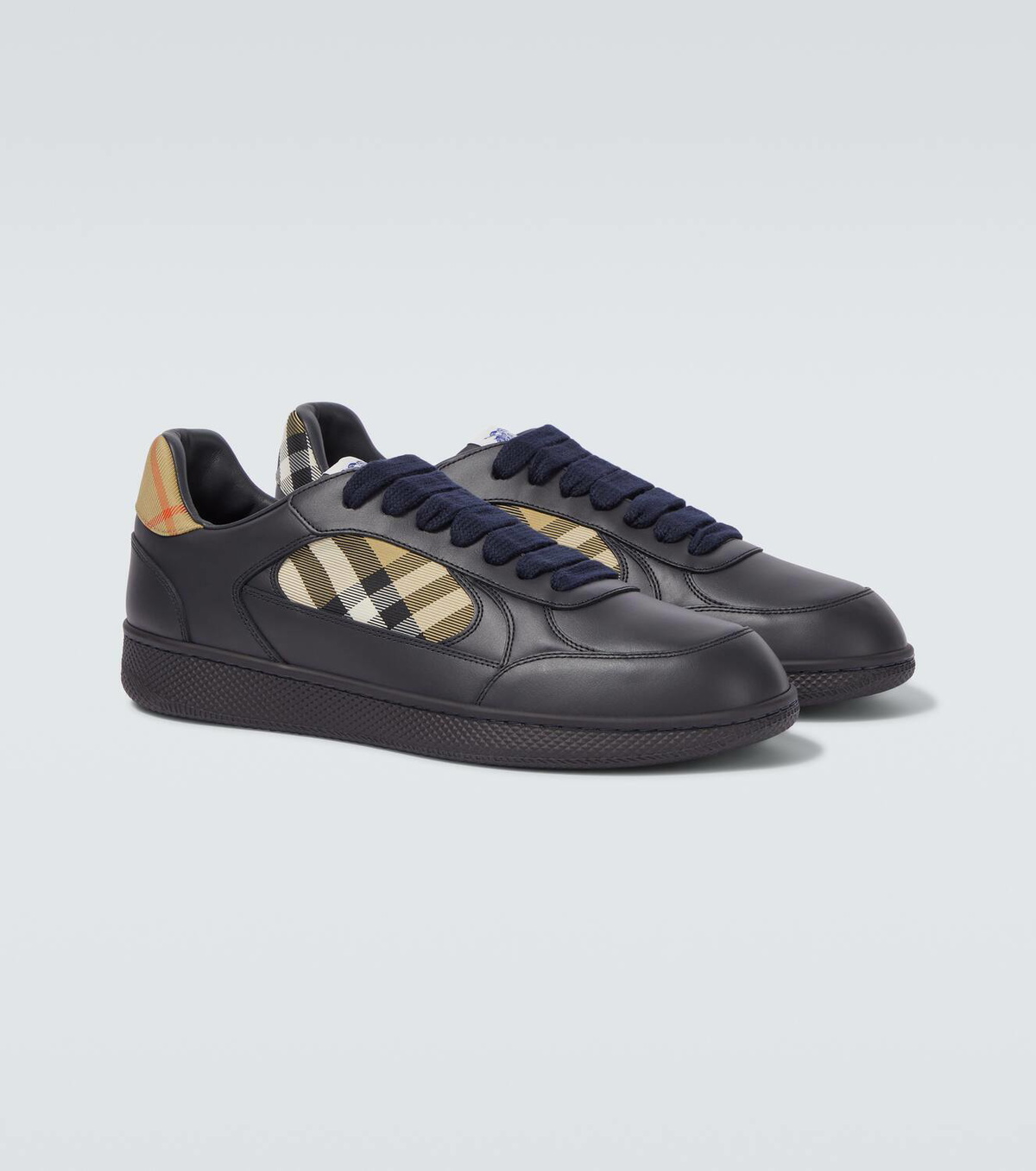 Burberry Burberry Check leather sneakers Burberry