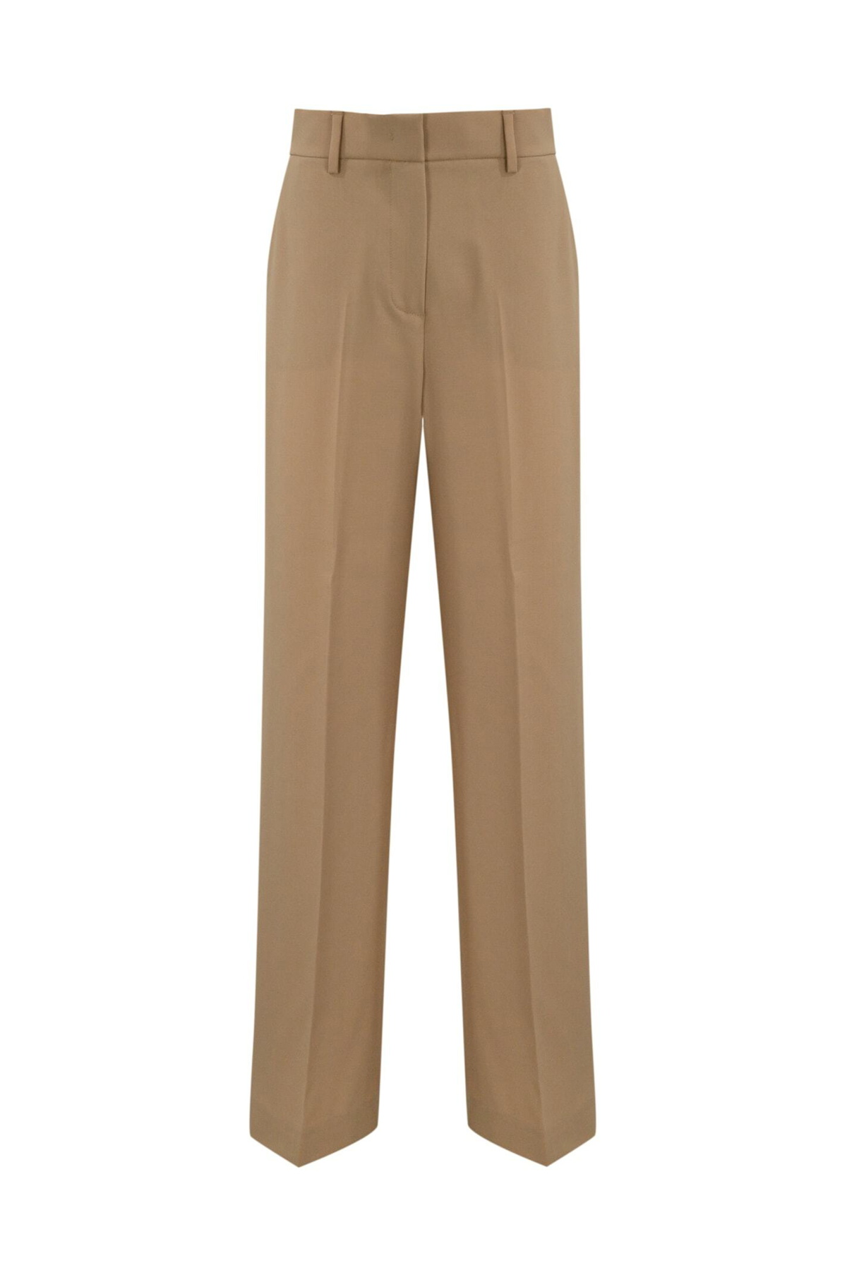 Weekend Max Mara Visual Trousers In Wool Canvas Weekend Max Mara