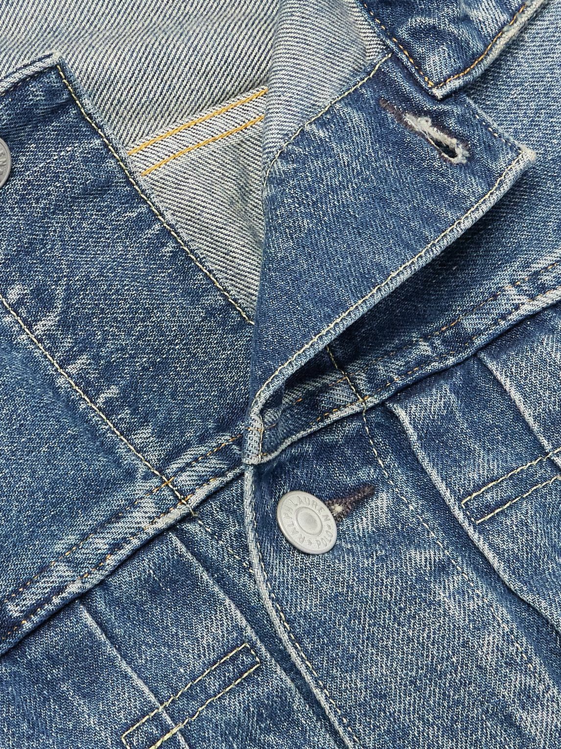 Polo Ralph Lauren - Cropped Denim Trucker Jacket - Blue Polo Ralph Lauren