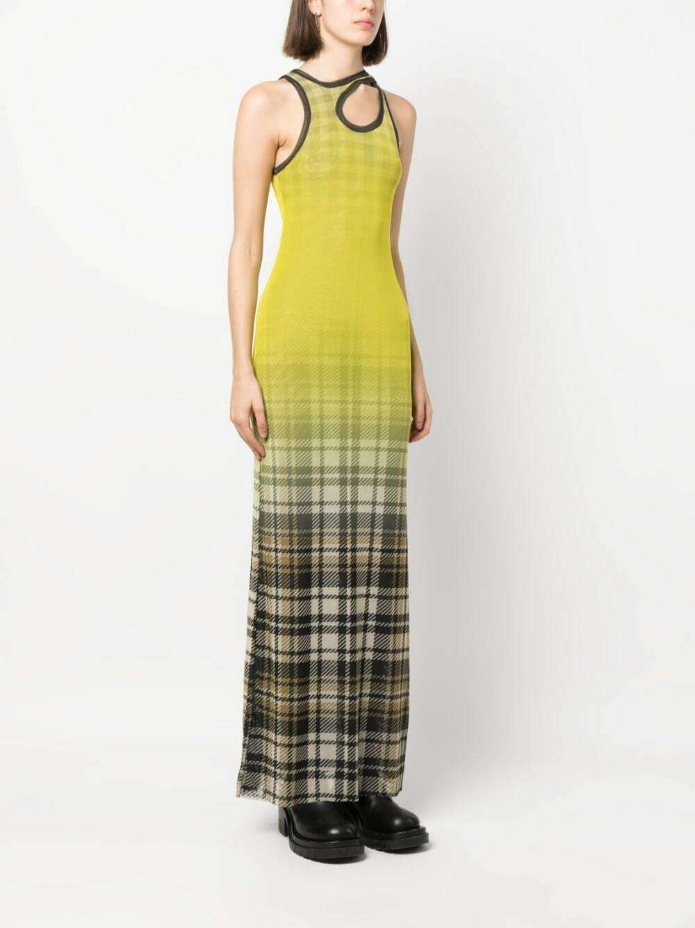 OTTOLINGER - Checked Long Dress Ottolinger