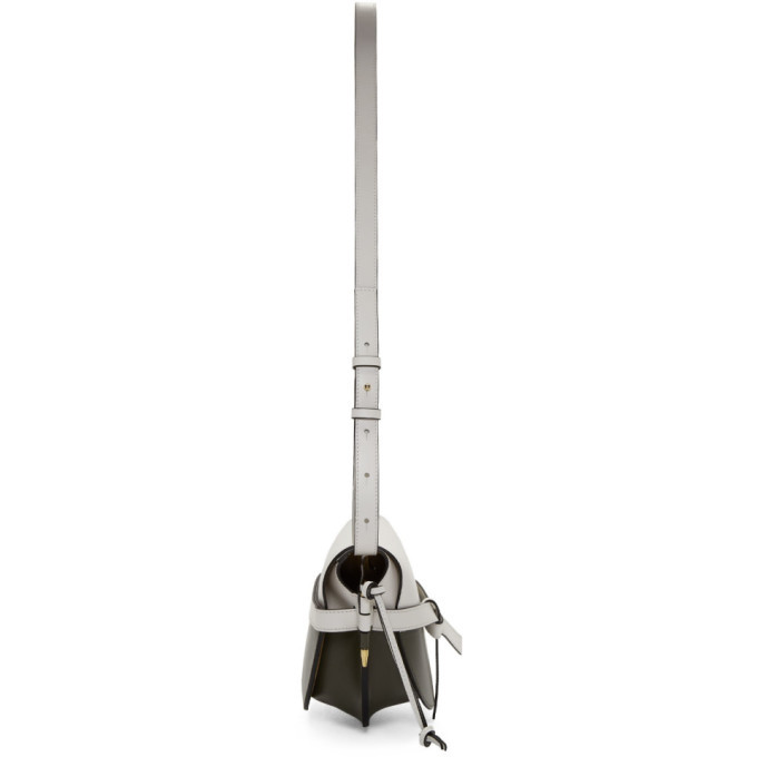 Loewe Green and White Small Gate Bag Loewe