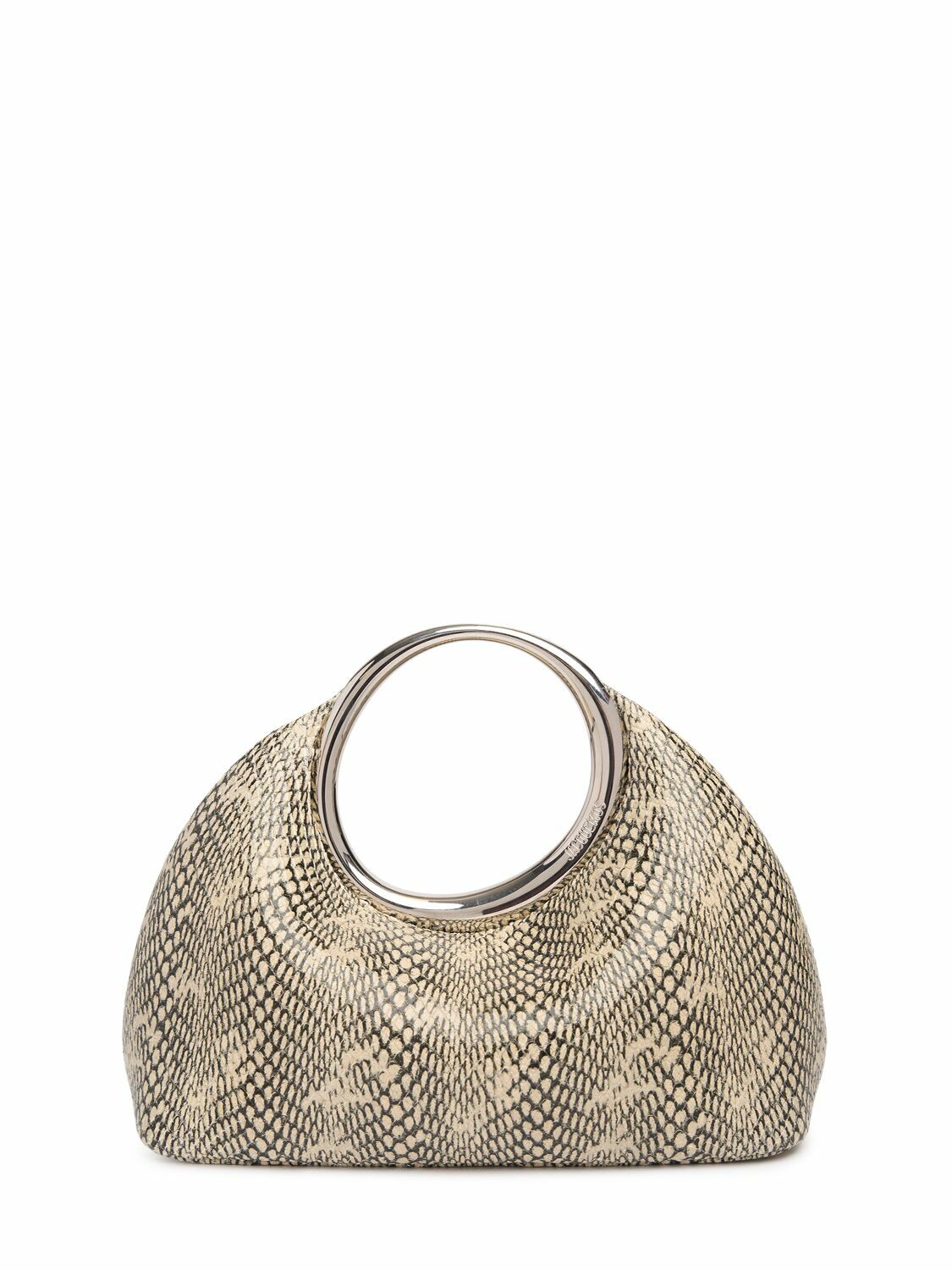 JACQUEMUS Le Petit Calino Python Embossed Bag Jacquemus