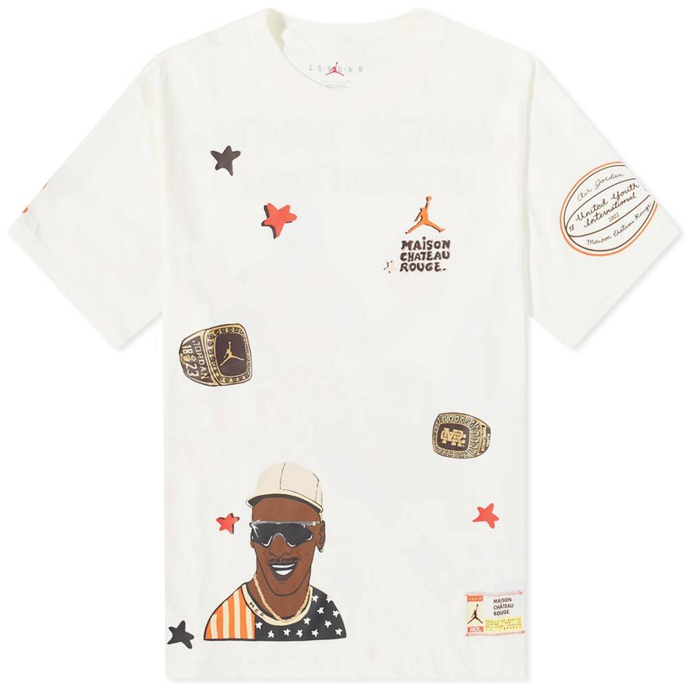 Air Jordan x Maison Château Rouge AJ2 T-Shirt in Sail Nike Jordan Brand