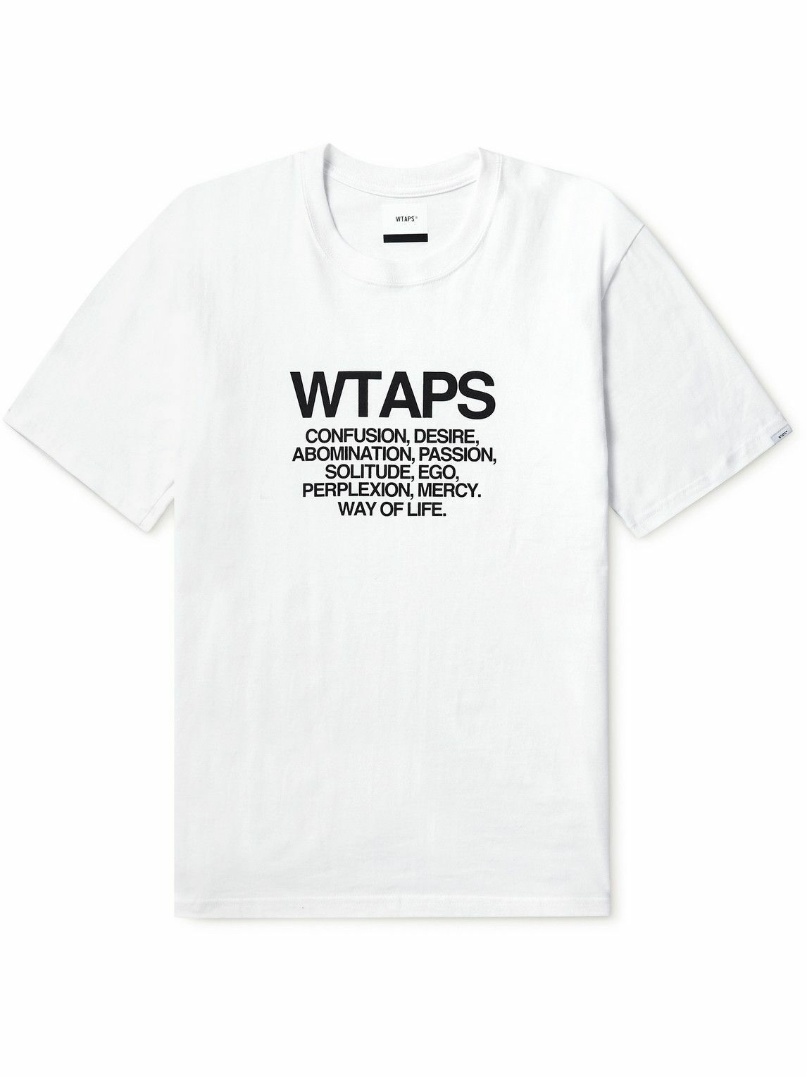 WTAPS - Printed Cotton-Jersey T-Shirt - White WTAPS