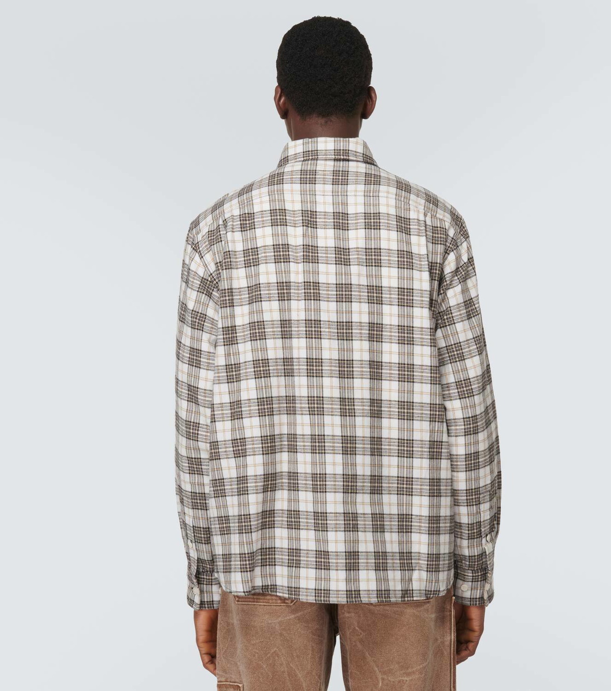 Acne Studios Checked cotton flannel shirt Acne Studios