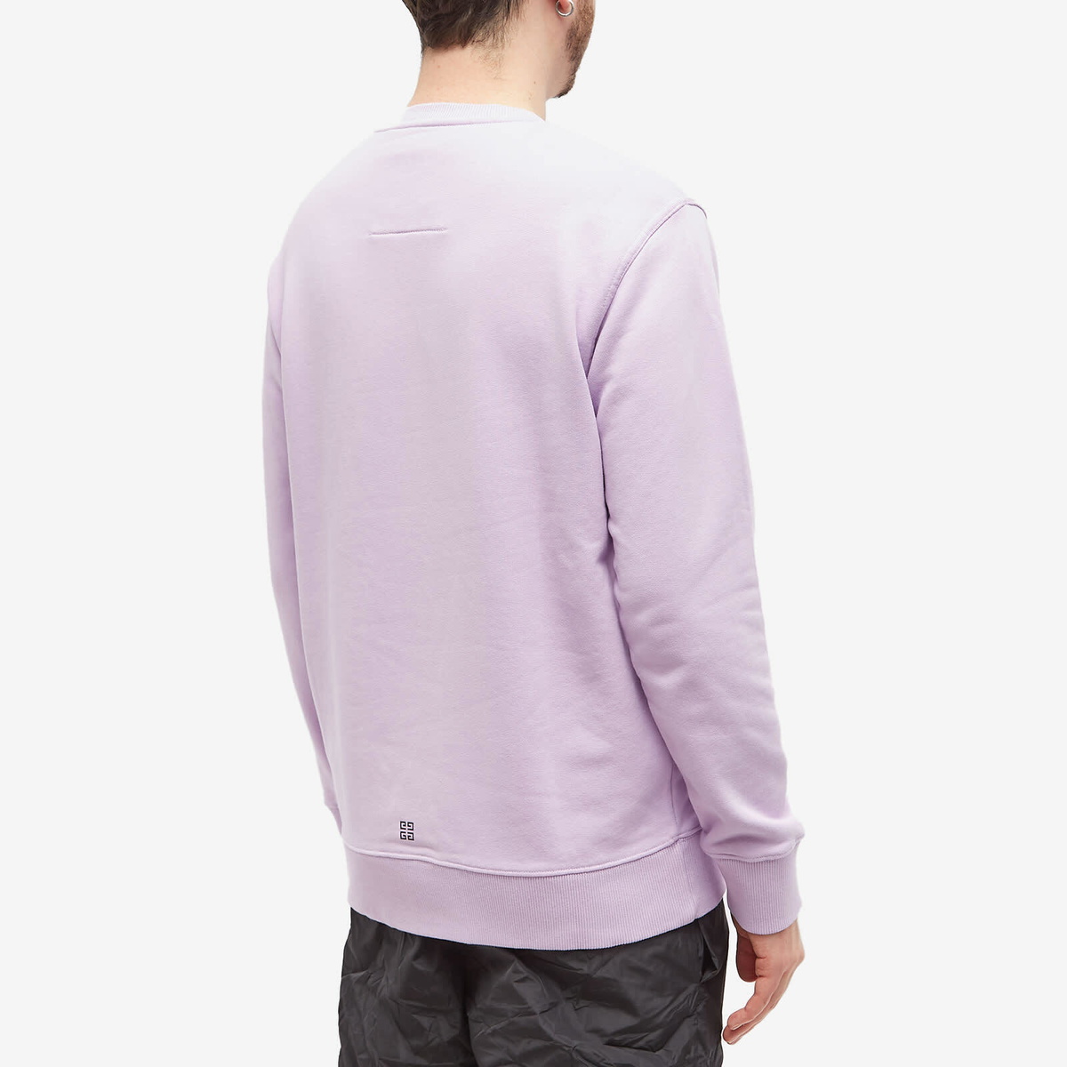 Givenchy Men's Logo Crew Sweat in Lilac Givenchy