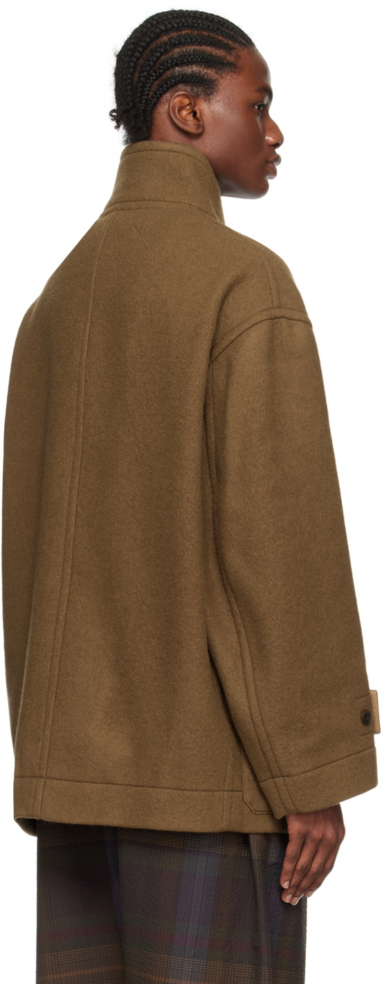 LEMAIRE Brown Boxy Coat Lemaire