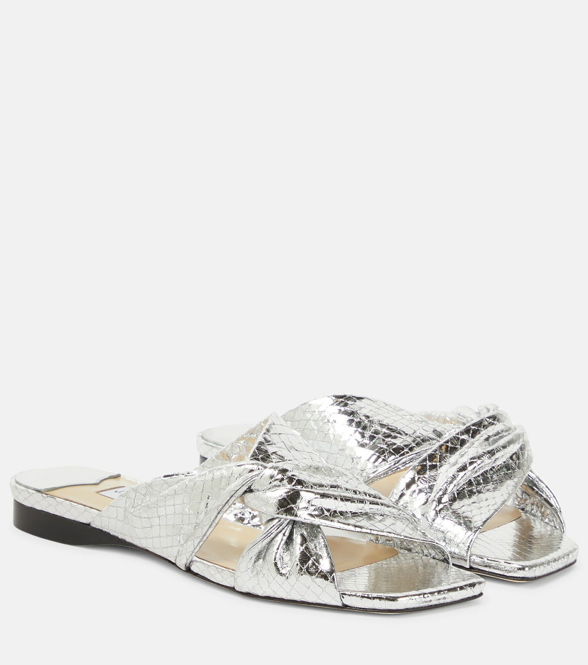 Jimmy Choo - Narisa flat leather sandals Jimmy Choo
