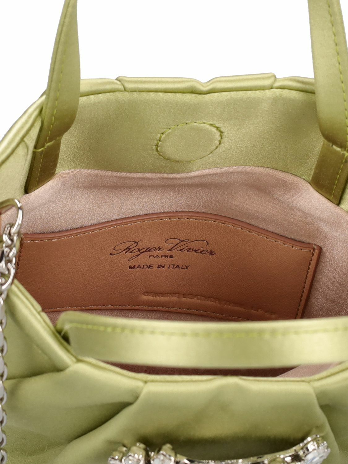 ROGER VIVIER - Micro Rv Bouquet Crystal Top Handle Bag Roger Vivier