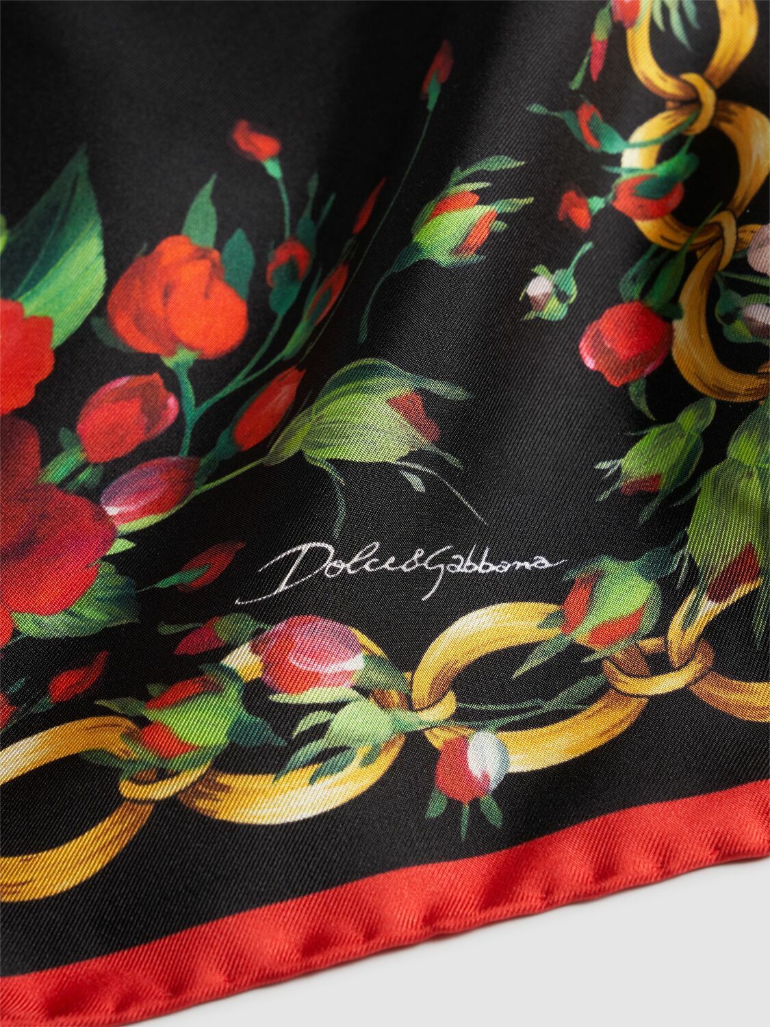 DOLCE & GABBANA Printed Silk Scarf Dolce & Gabbana