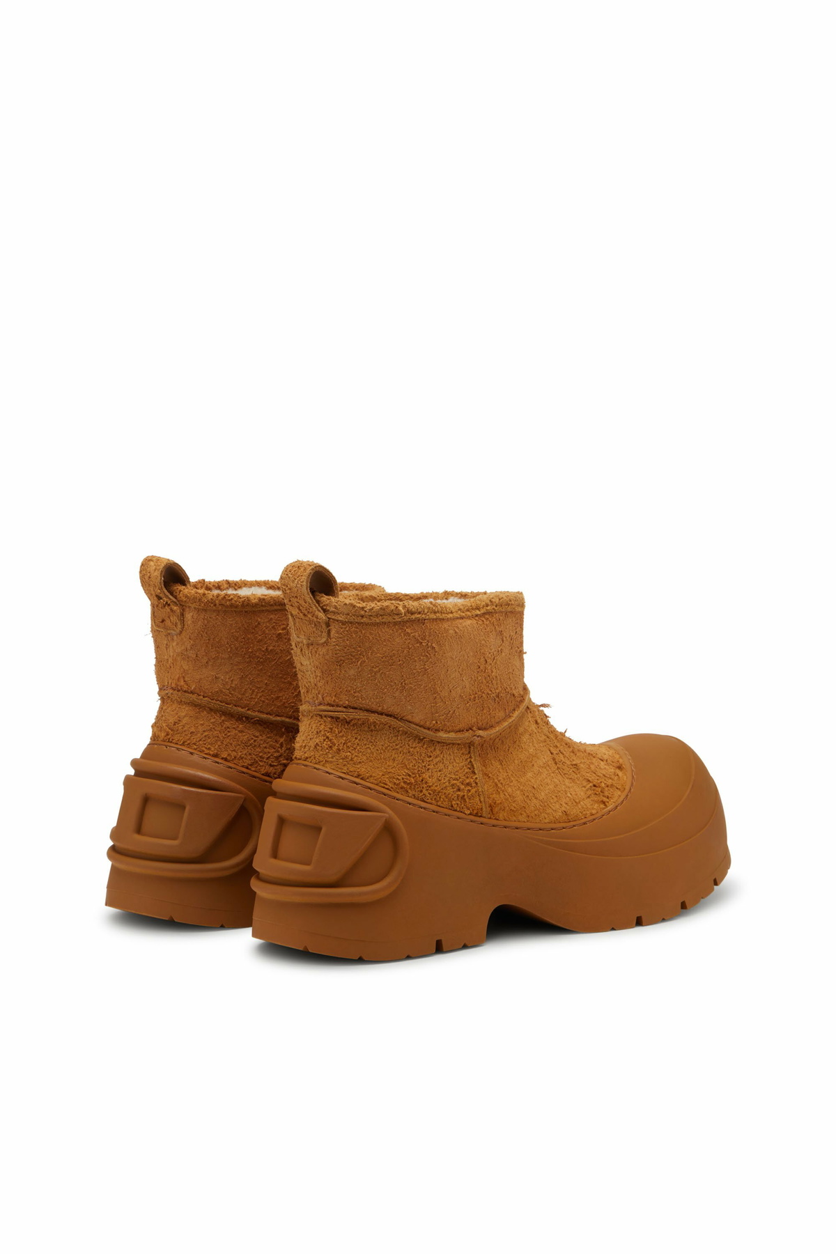 Diesel Chunky ankle boot with lug sole - Boots Mens in Brown Diesel