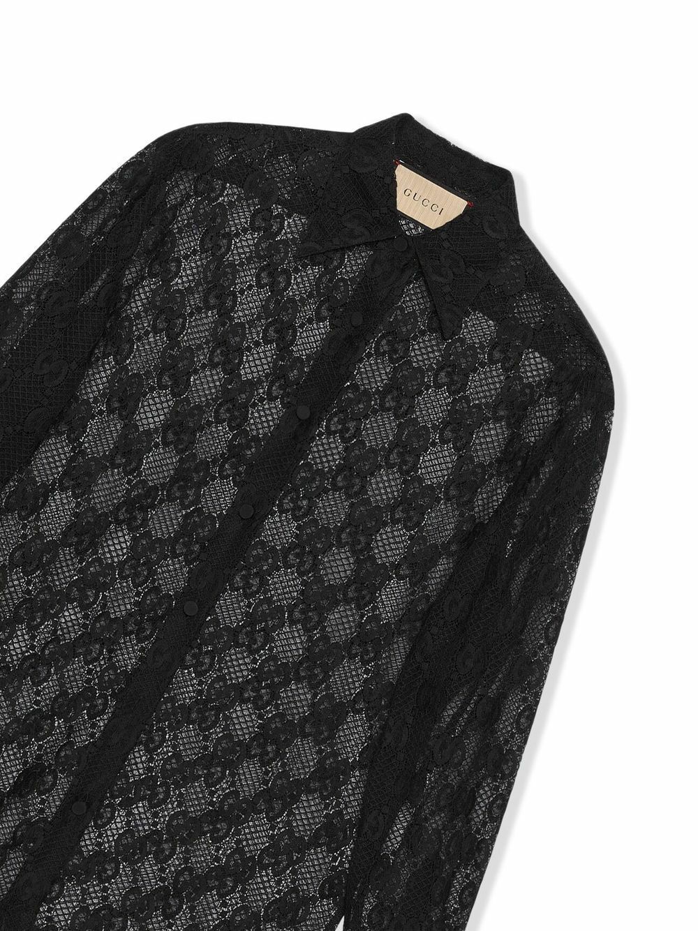 GUCCI - Gg Lace Shirt Gucci