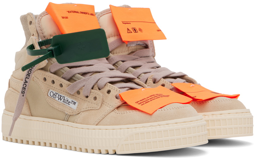 Off-White Tan 3.0 Off Court Sneakers Off-White