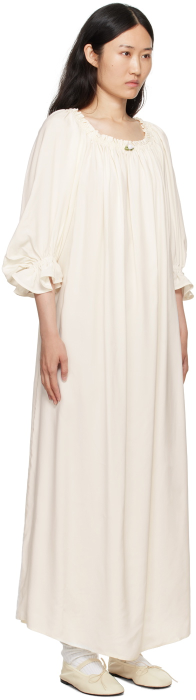 Sleeper White Zephir Maxi Dress Sleeper