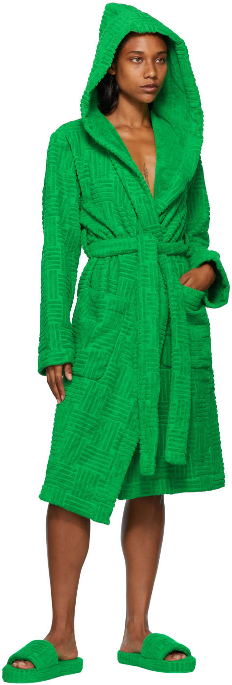 Bottega Veneta Green Resort Sponge Sandals Bottega Veneta