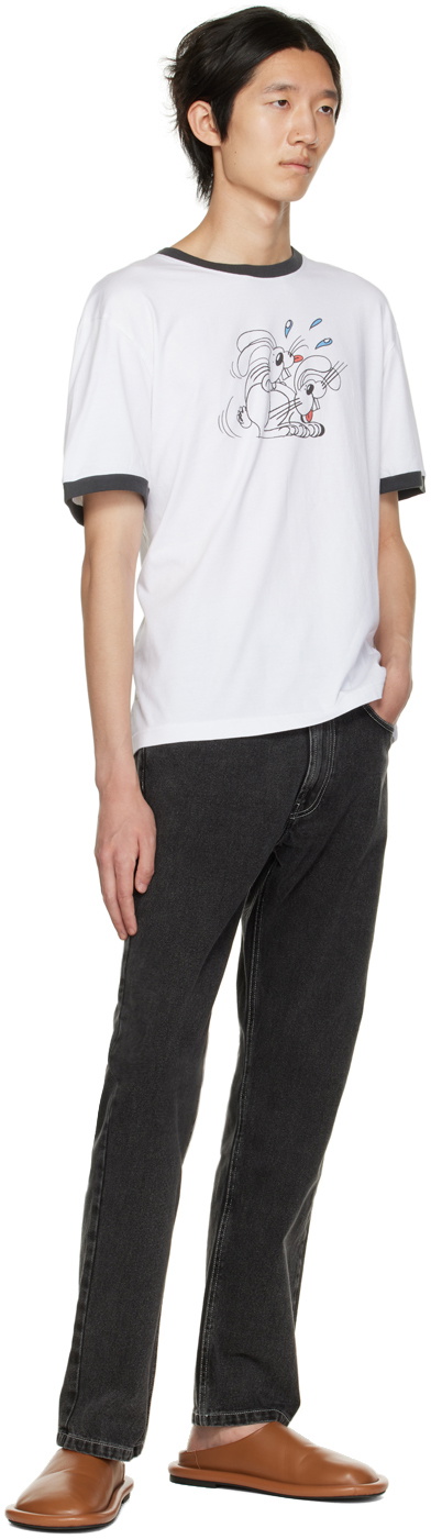 Carne Bollente White Camille Potte Edition Slow Down Cowboy T-Shirt ...