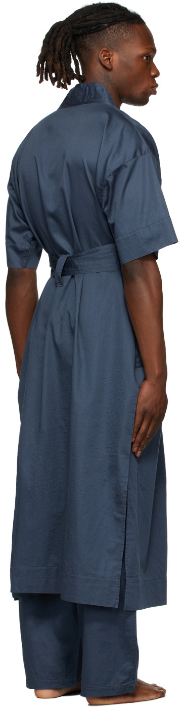 Cleverly Laundry Navy House Robe Cleverly Laundry