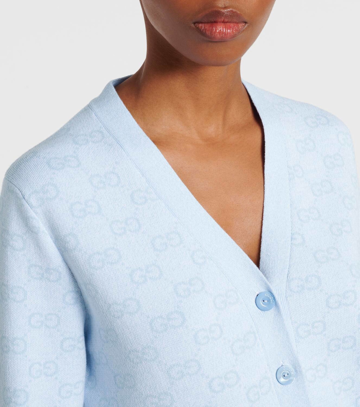 Gucci GG cotton jacquard cardigan Gucci