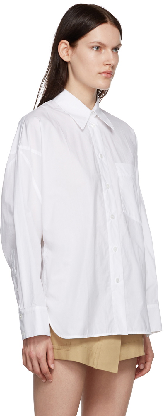 LOW CLASSIC White Sleeve Point Shirt Low Classic