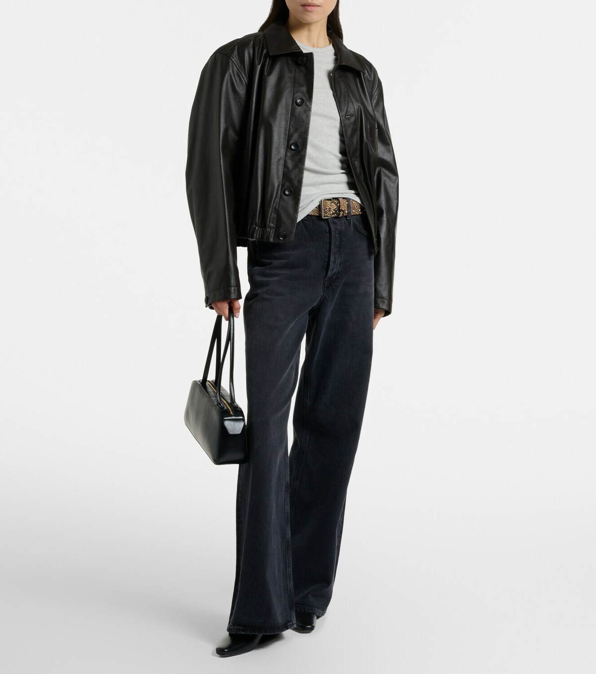 Agolde Delphi ribbed-knit top AGOLDE