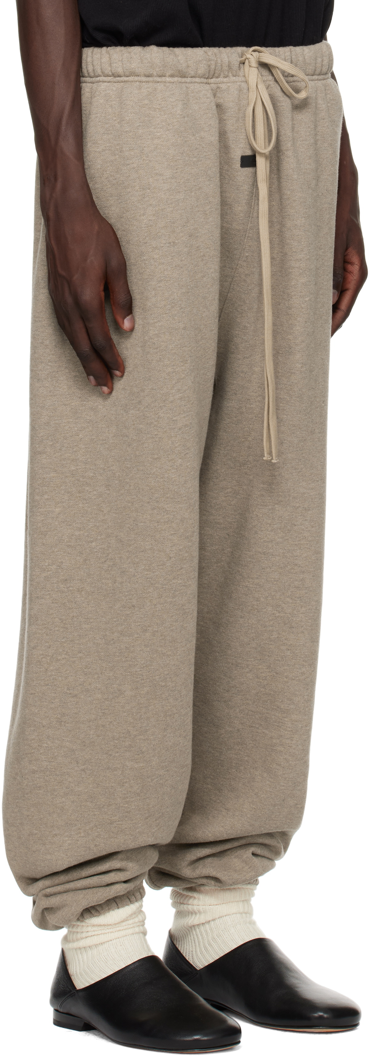Fear of God ESSENTIALS Gray Fleece Essential Sweatpants Fear Of God ...