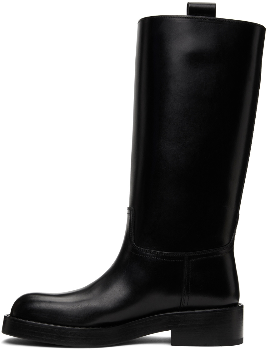 Ann Demeulemeester Leather Stein Boots Ann Demeulemeester