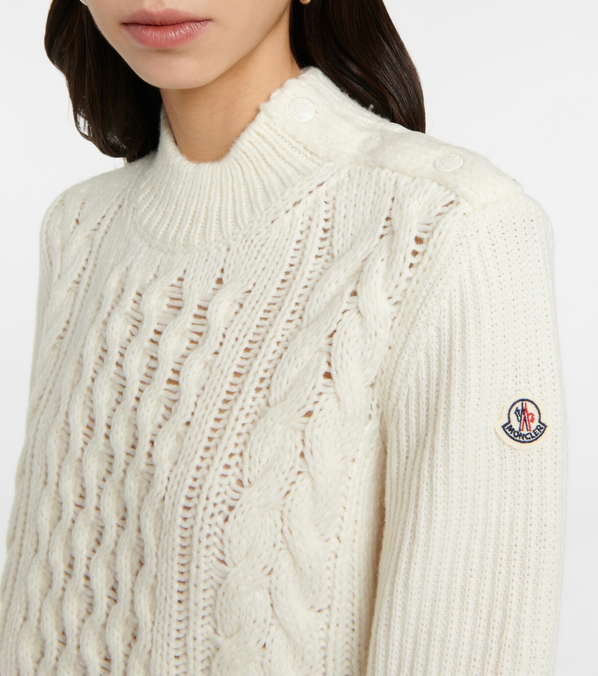 Moncler - Belted wool-blend sweater Moncler