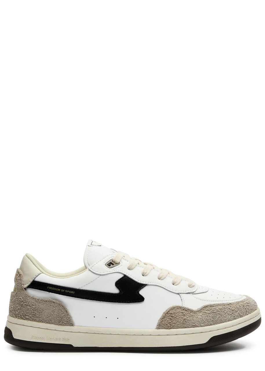 Stepney Workers Club Pro-Cup 01 S-Strike Panelled Leather Sneakers ...