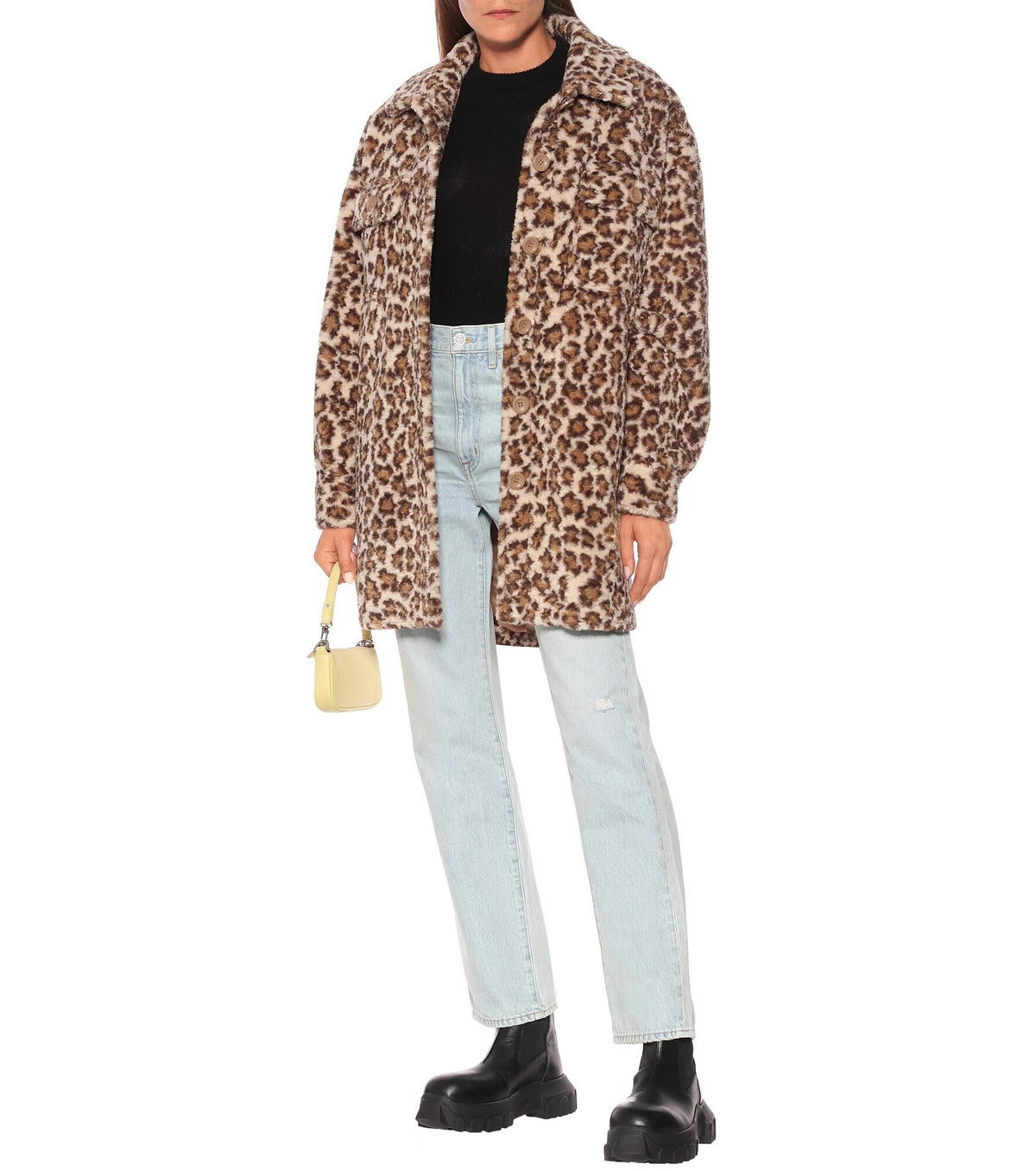 Stand Studio - Sabi leopard-print faux fur coat Stand Studio
