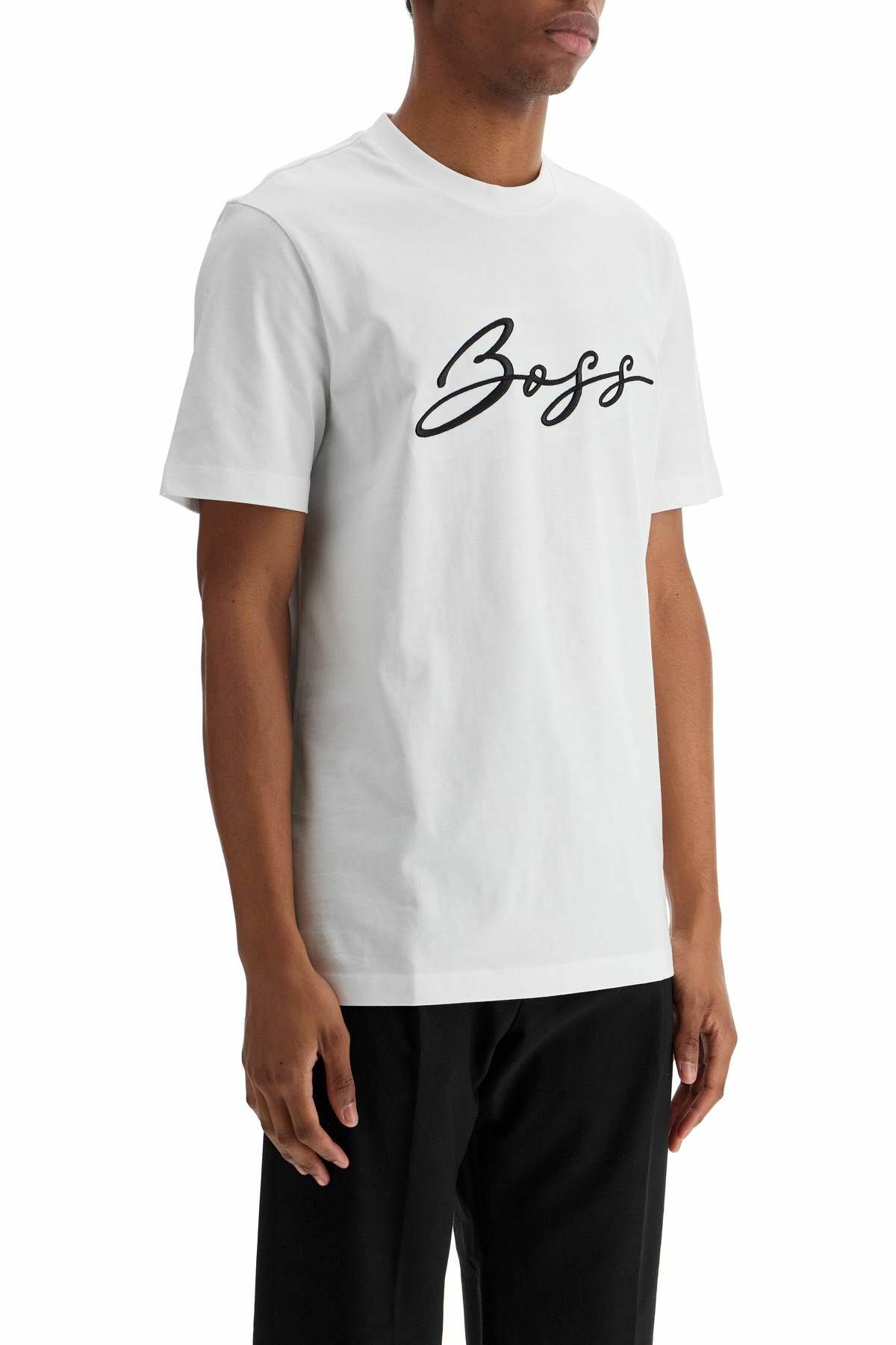 BOSS embroidered t-shirt White BOSS