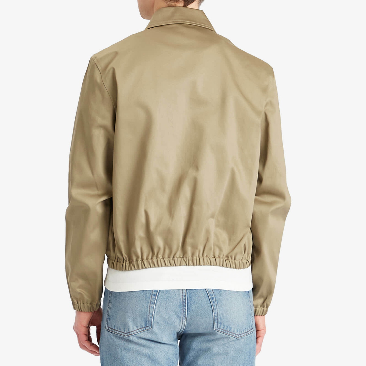 AMI Paris Men's ADC Zipped Cotton Jacket in Laurel AMI