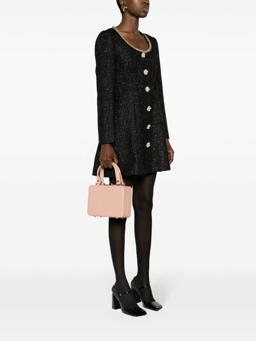 Gianvito Rossi Pink Valì Mini Top Handle Bag Gianvito Rossi