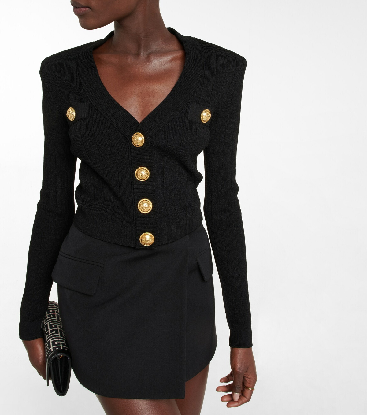 Balmain - Cropped cardigan Balmain