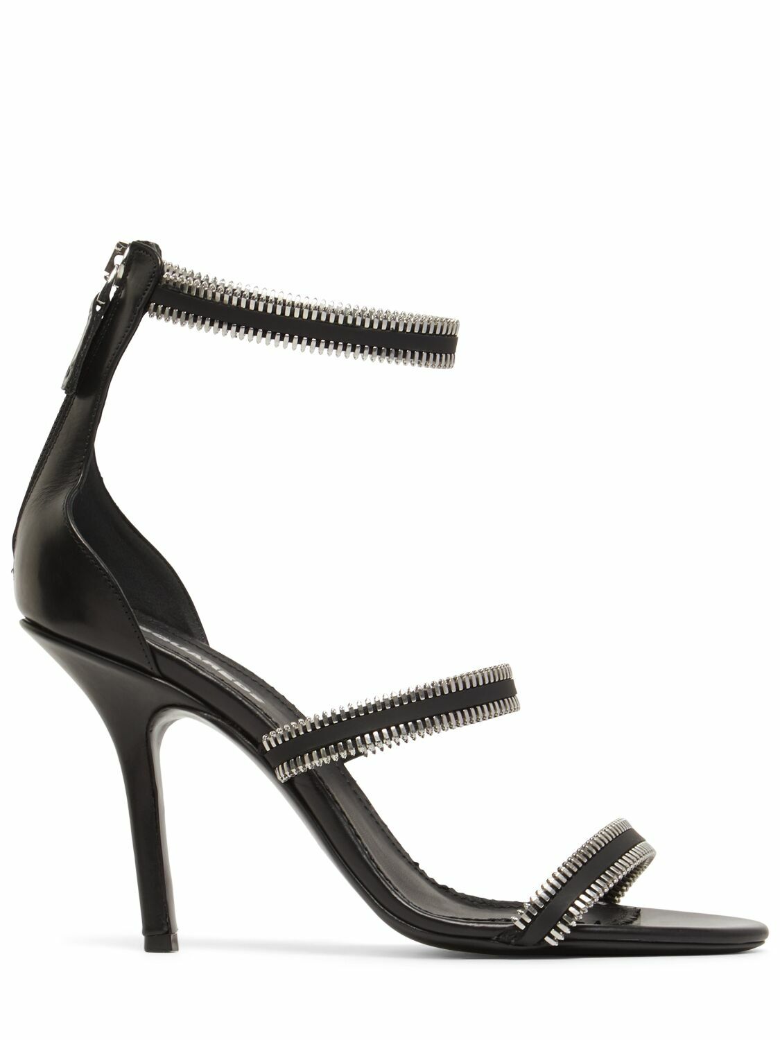 DSQUARED2 100mm Zip-up High Heel Sandals Dsquared2