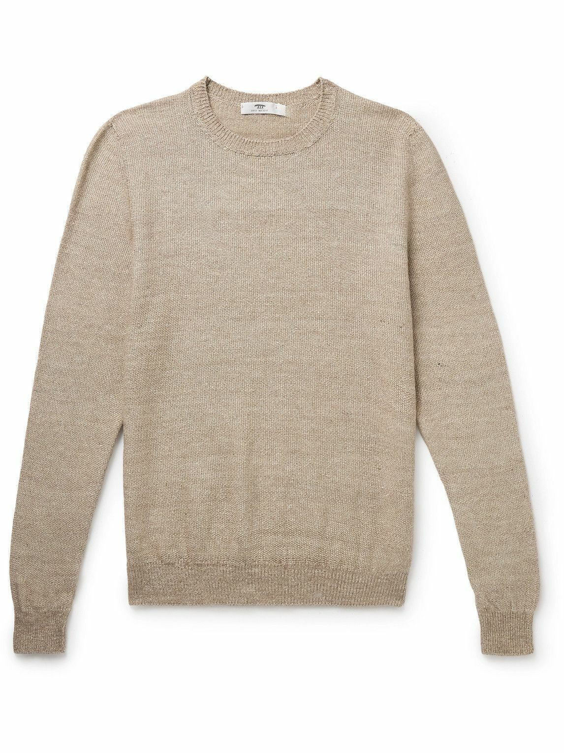 Inis Meáin - Linen, Cashmere, Silk and Cotton-Blend Sweater - Neutrals ...