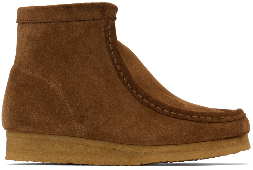 Clarks Originals Tan Wallabee Hi Boots Clarks Originals