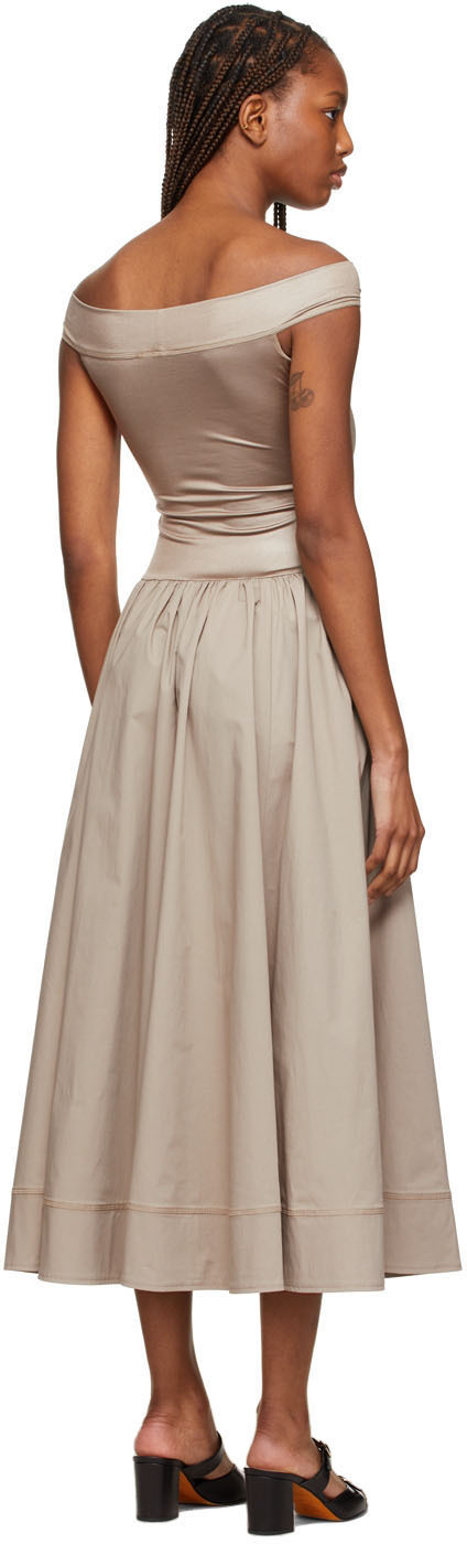 Maryam Nassir Zadeh Grey 'La Savina' Dress Maryam Nassir Zadeh