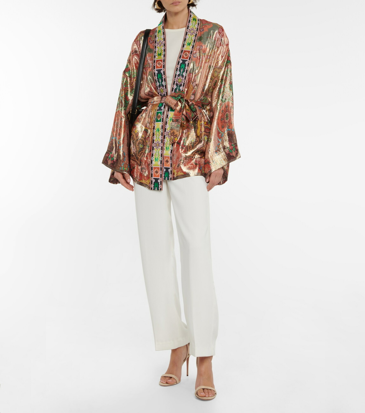 Etro - Printed silk-blend kimono Etro