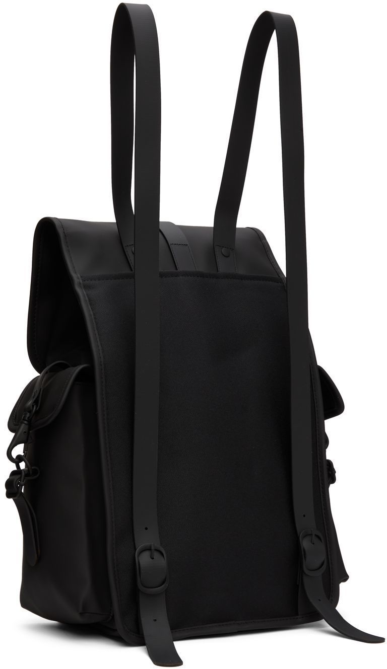 RAINS Black Rucksack Large Backpack Rains